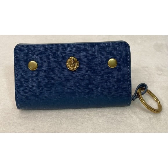 Anne Klein | Bags | Anne Klein Key Chain Coin Pouch Wallet Blue With ...